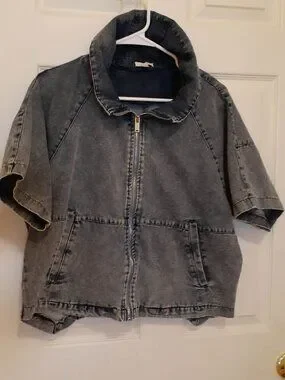 JODIFL | Jackets & Coats | Jodifl Shortsleeve Denim Jacket | Poshmark